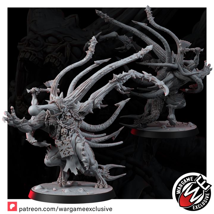 3D Printable CHAOS SPAWN KHORNEYE by Wargame Exclusive
